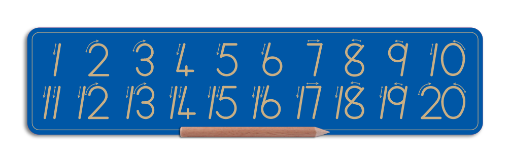 Wooden Numbers board 1 to 20 – WriteRight