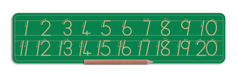 Wooden Numbers board 1 to 20 – WriteRight