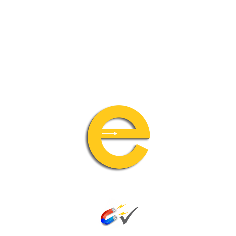 Wooden magnetic letter - 'e' 125mm – WriteRight