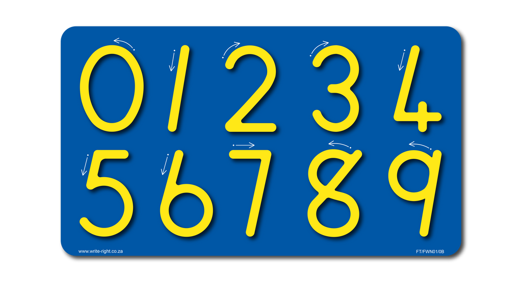 Finger Track Number Board 0-9 – WriteRight