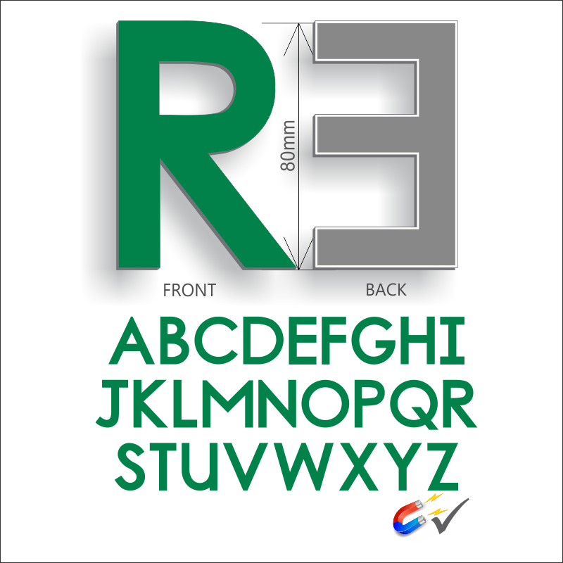 Wooden Alphabet board with 80mm Capital letters in a Box – WriteRight