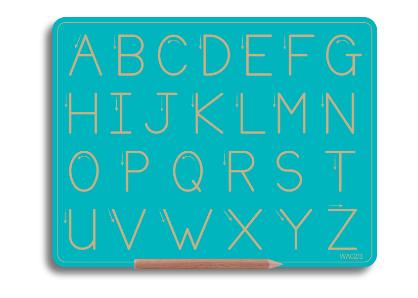 Wooden Capital Letter Board - Alt Print – WriteRight