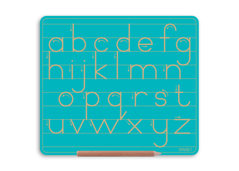 Wooden Alphabet Board - Lowercase - Alt Print – WriteRight