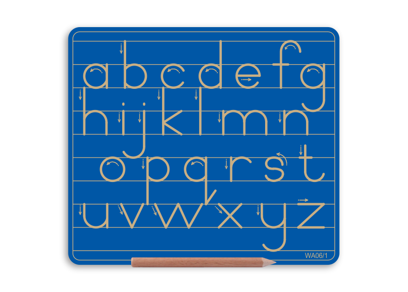 Wooden Alphabet Board - Lowercase - Alt Print – WriteRight