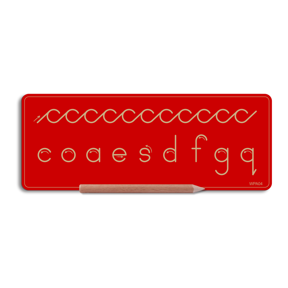 Single Wooden Pattern Board "c" & related to Alphabet letters – WriteRight